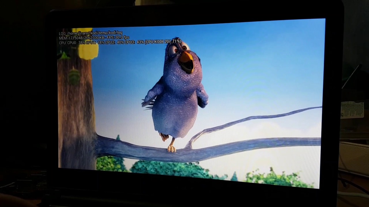 ASUS Tinker Board - TinkerOS Kodi video test - YouTube