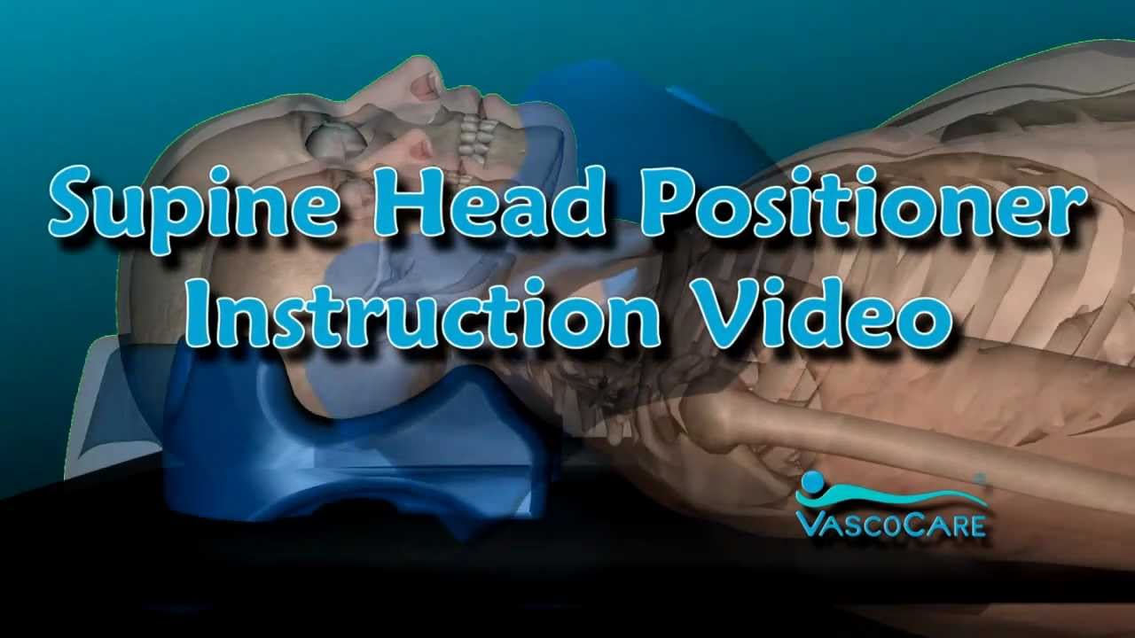 VascoCare Evolution Supine Head Positioner - Instruction Video - YouTube