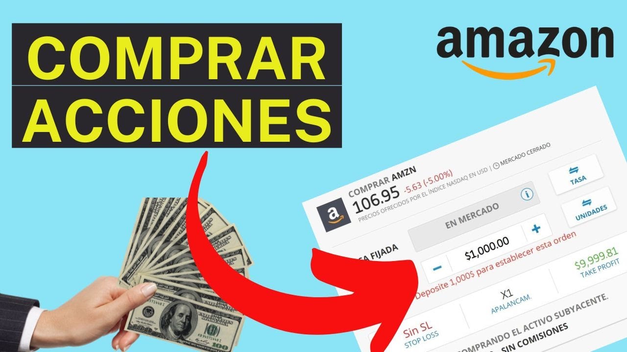 Cómo COMPRAR ACCIONES de Amazon | INVERTIR DINERO en AMAZON - YouTube