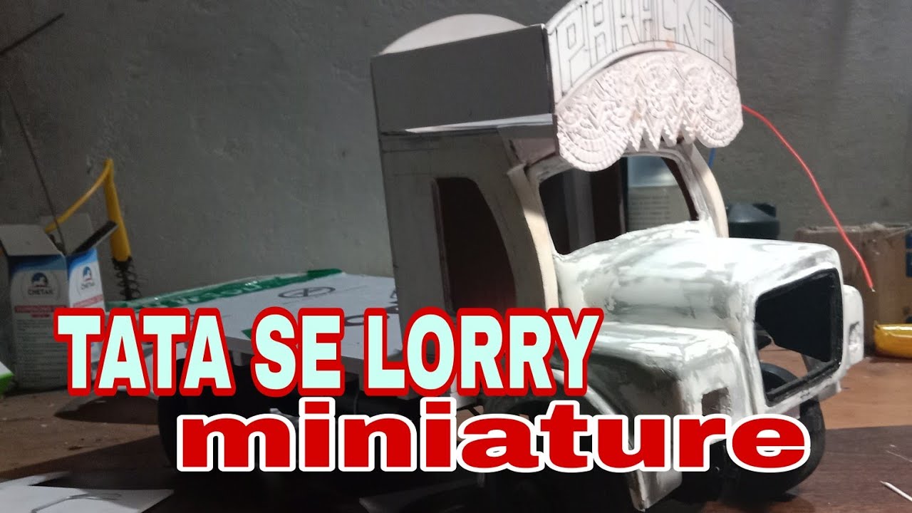 tata se lorry miniature full hand made anil miniature craft - YouTube