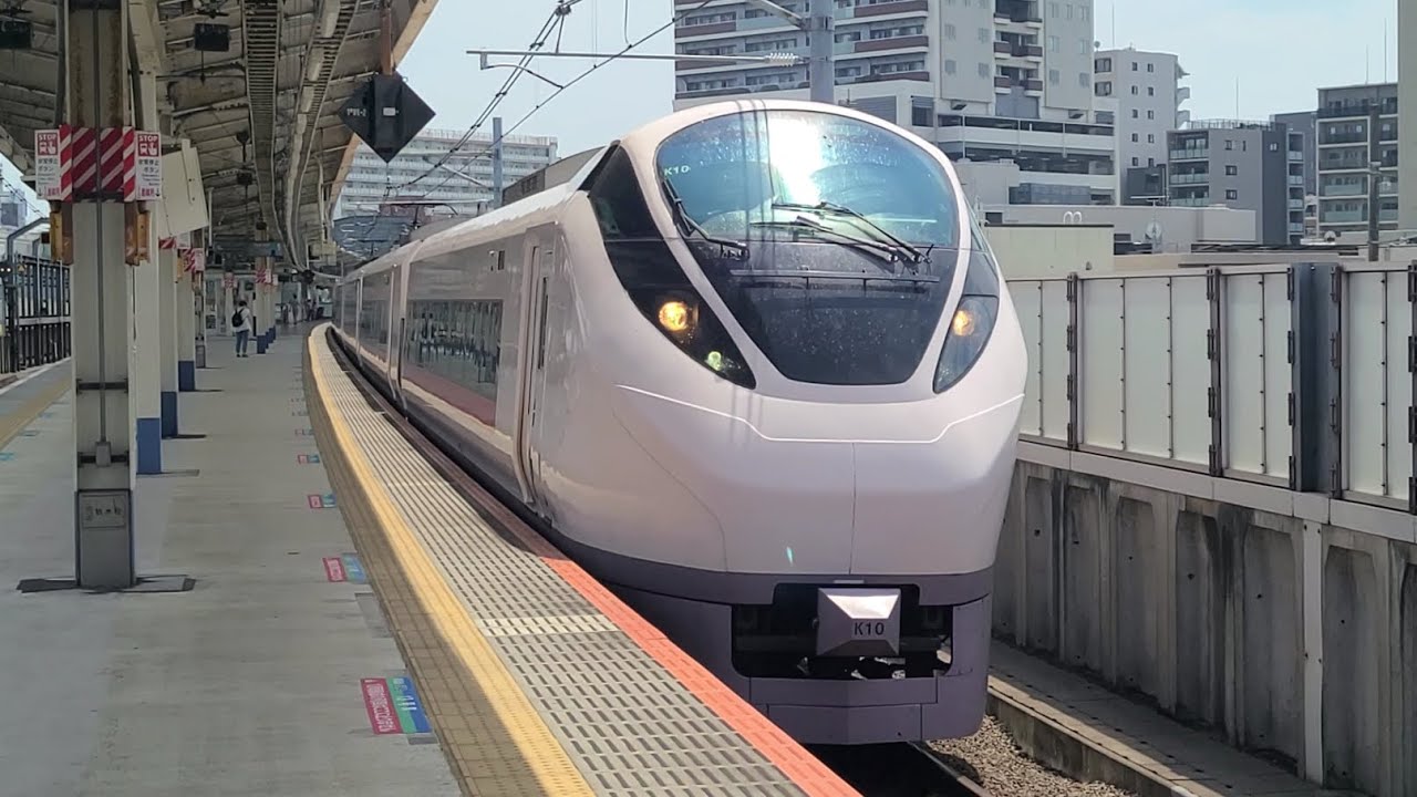 【常磐線】13M 特急 ひたち13号 E657系K10編成 南千住駅 通過シーン - YouTube