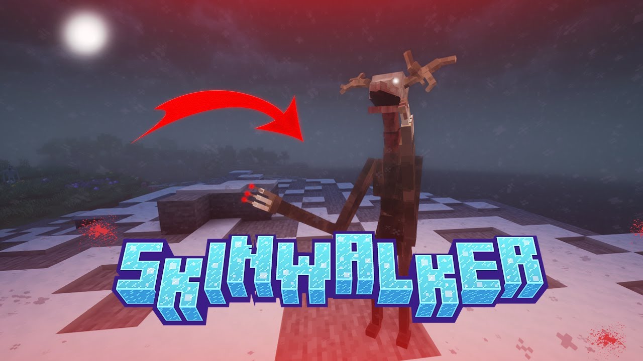 Enfrentando o Skinwalker: O Mod Mais Assustador do Minecraft! - YouTube