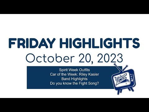 Friday Highlights: OCT 20, 2023 - YouTube