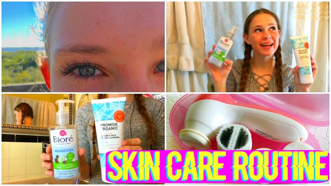 Teenage Skin Care Routine + Advice 2017! ♡ - YouTube