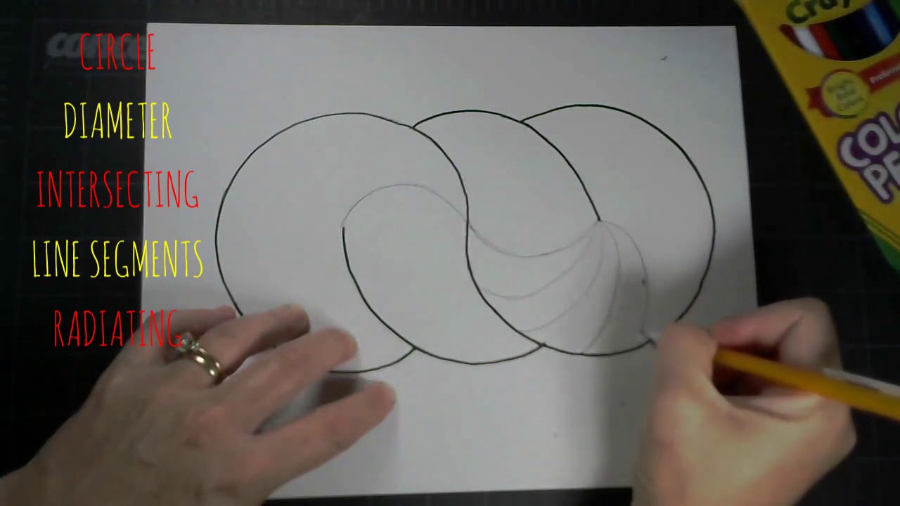 circle op art - YouTube