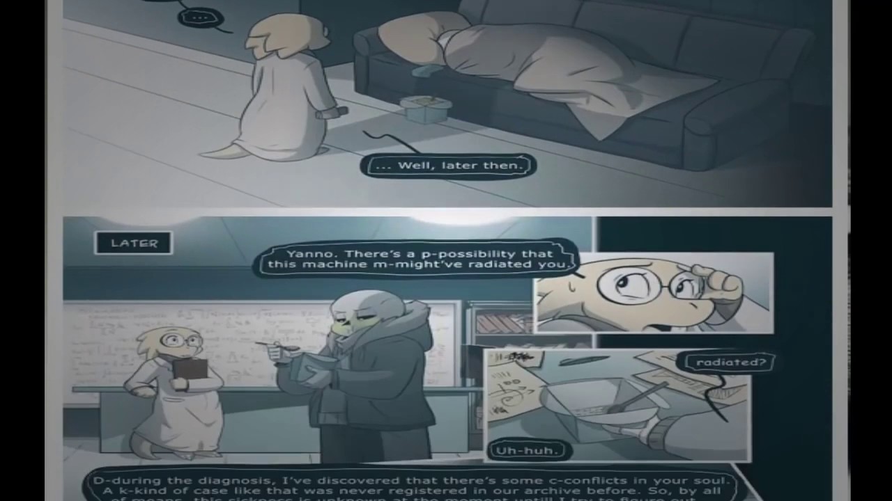 (Undertale Comic Dub) The Promise Sans, Papyrus, Mother Sans, ALPHYS ...