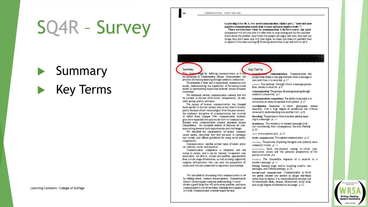Effective Textbook Reading Strategies - YouTube