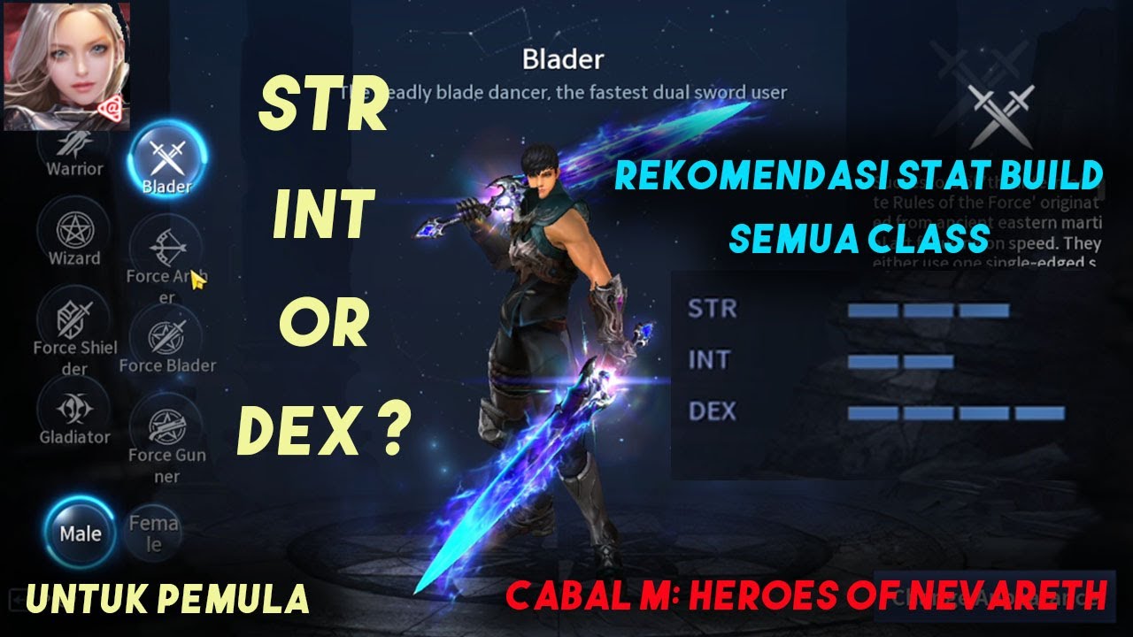 Stat Point Build tiap Class - Cabal M: Heroes of Nevareth Indonesia ...