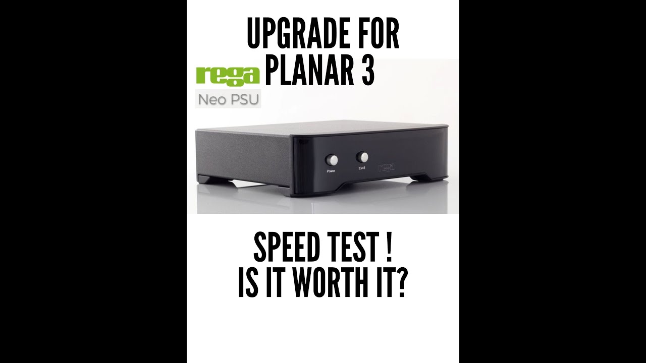Rega Neo TT PSU upgrade review: speed test for 33 45 rpm planar 3 ...