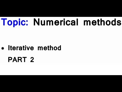 AS/A-Level Maths Numerical methods - Iterative method PART 2 - YouTube