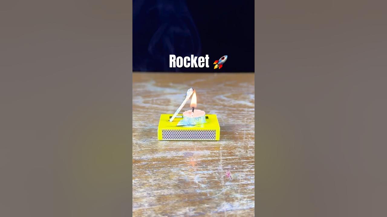 How To Make a Matchbox Rocket - YouTube