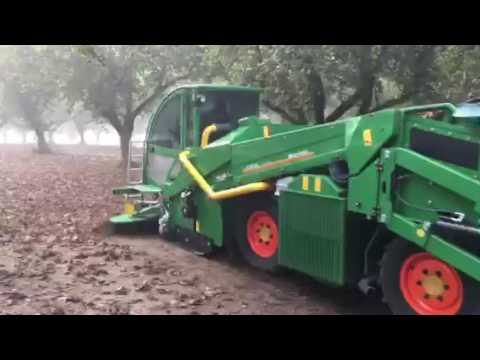 All in one Hazelnut Harvester 2016 - YouTube