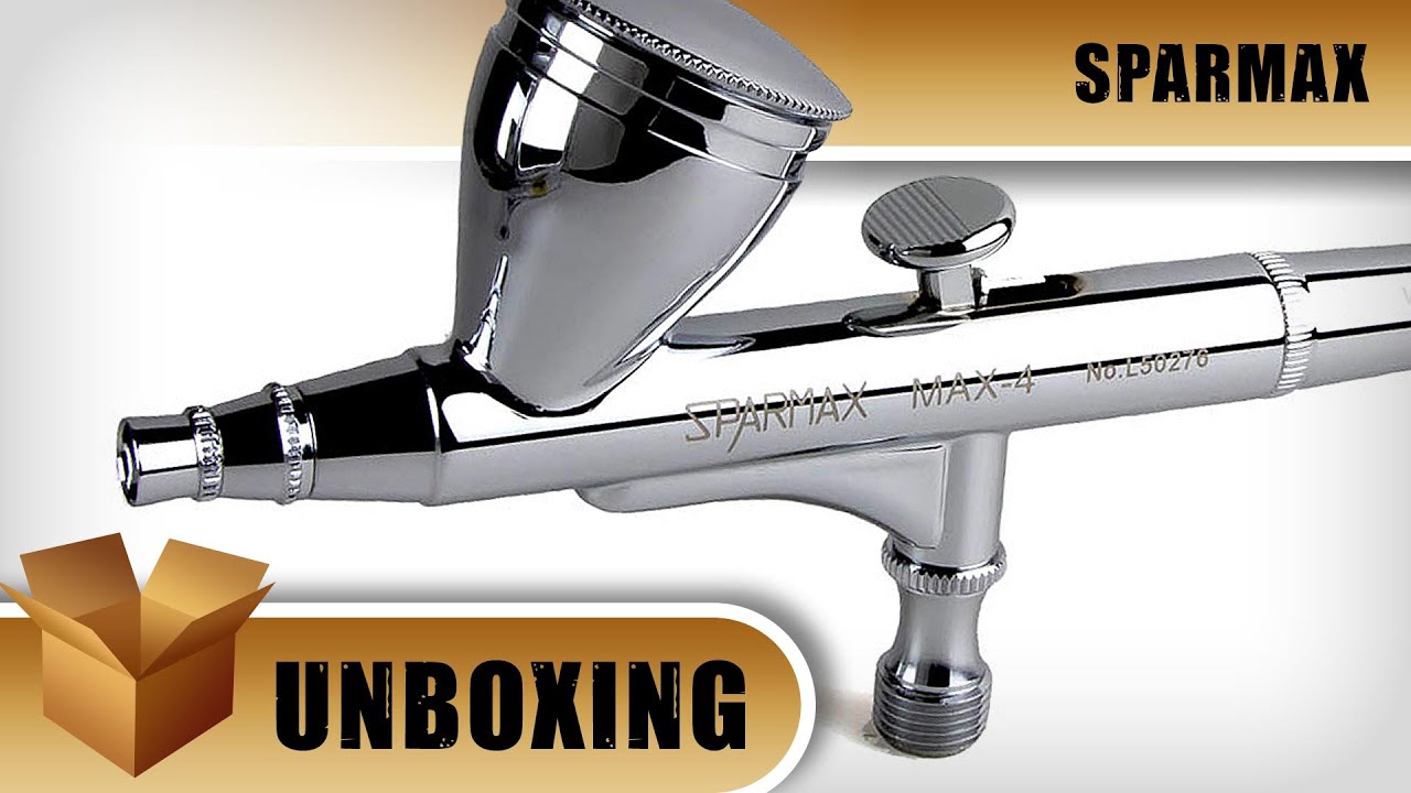 Unboxing: Sparmax MAX-4 Airbrush - YouTube