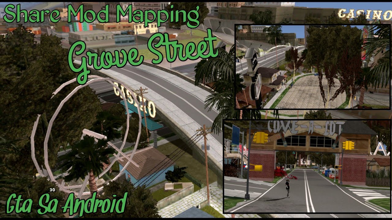Share Mod Mapping Grove Street Mod | Gta Sa Android - YouTube