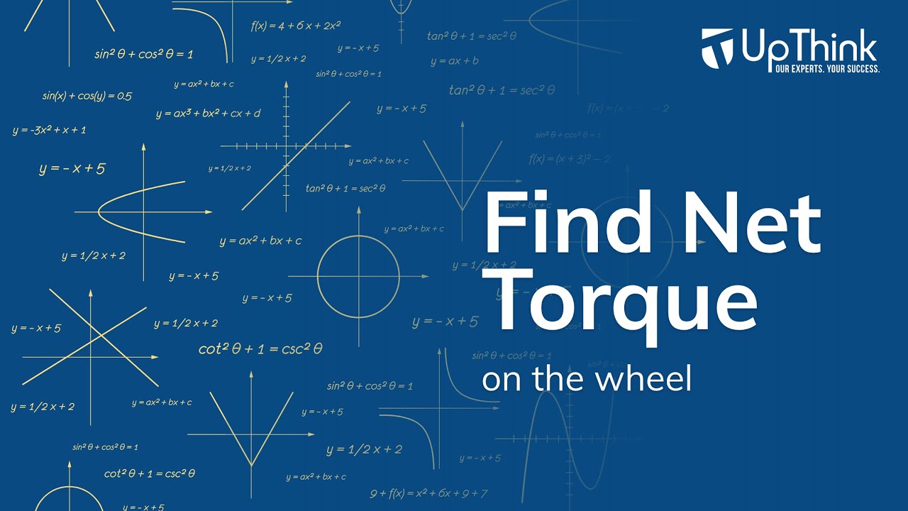 Find the net torque on the wheel | #Physics | UpThink - YouTube