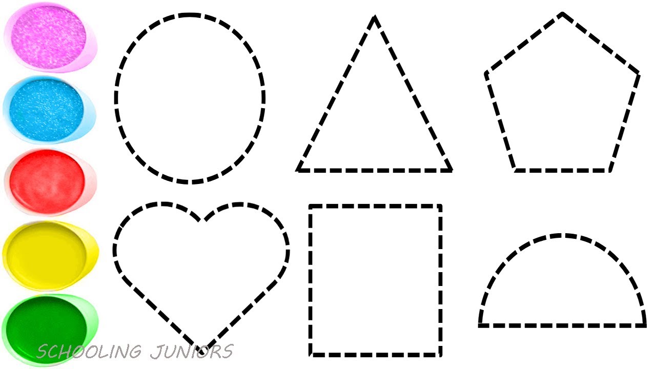 Shapes for kids, shapes songs, 2d shapes, Learn Colors Toddler Learning ...