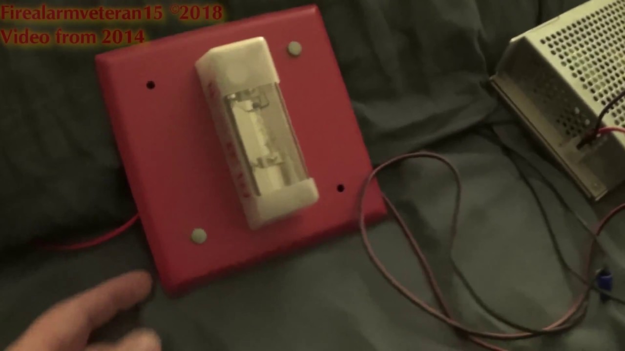 Wheelock WMT Remote Strobe Test - YouTube