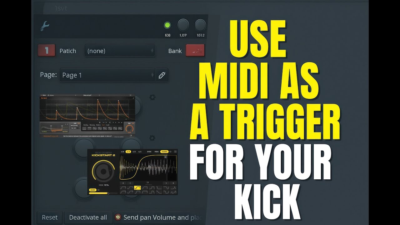How to use midi as a trigger for your kick - YouTube