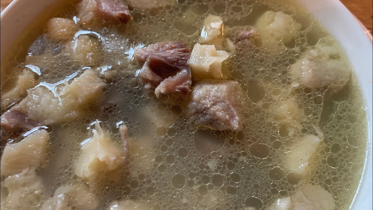 Armenian Khash soup (Bone broth) Grandmas recipe .Air5 Cooking - YouTube