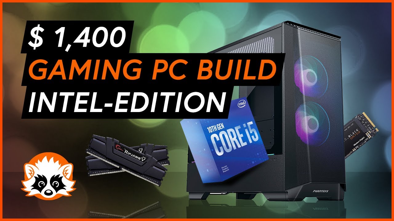 Intel Gaming PC Build on a 1.4K budget - YouTube