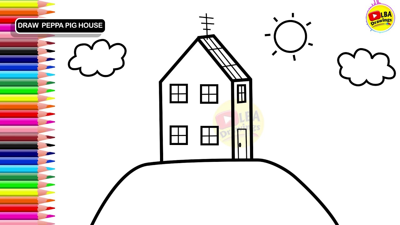 Peppa Pig House Coloring Pages Free Coloring Sheets (2021), 54% OFF