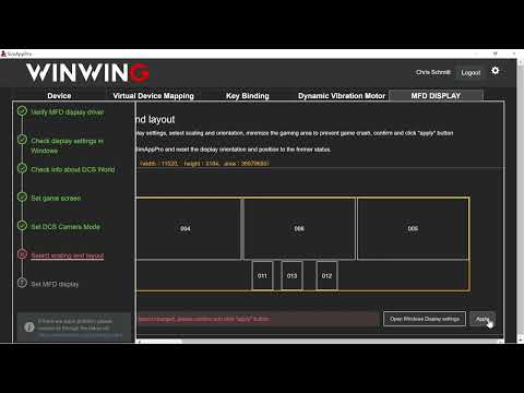 How to Brighten the DDI/AMPCD screens on the WINWING TOPGUN MIP