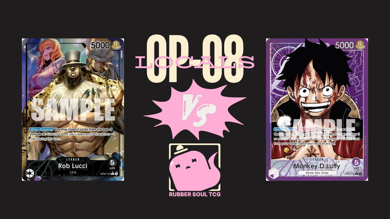 (OP08) OPTCG POV: Rob Lucci vs Pluffy! Galaxy Gaming Locals! Tourney ...