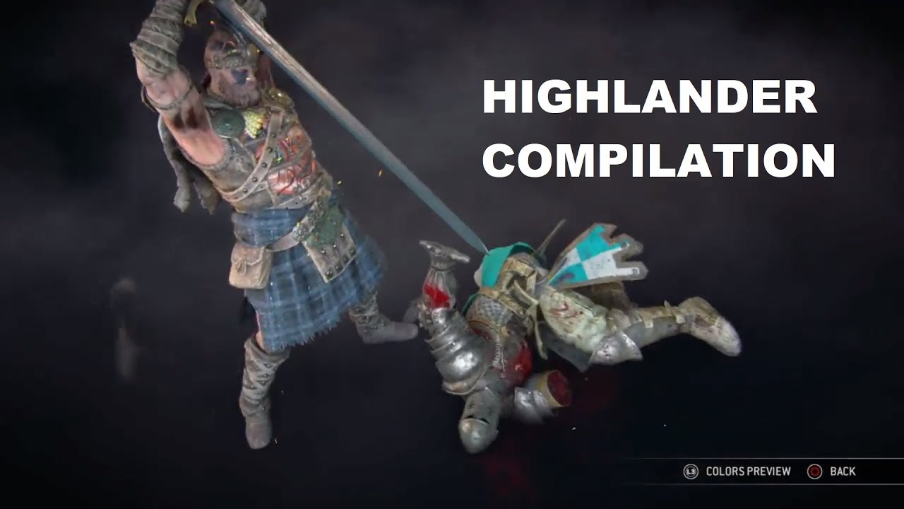 For Honor - Dunmaglass - Highlander compilation - YouTube