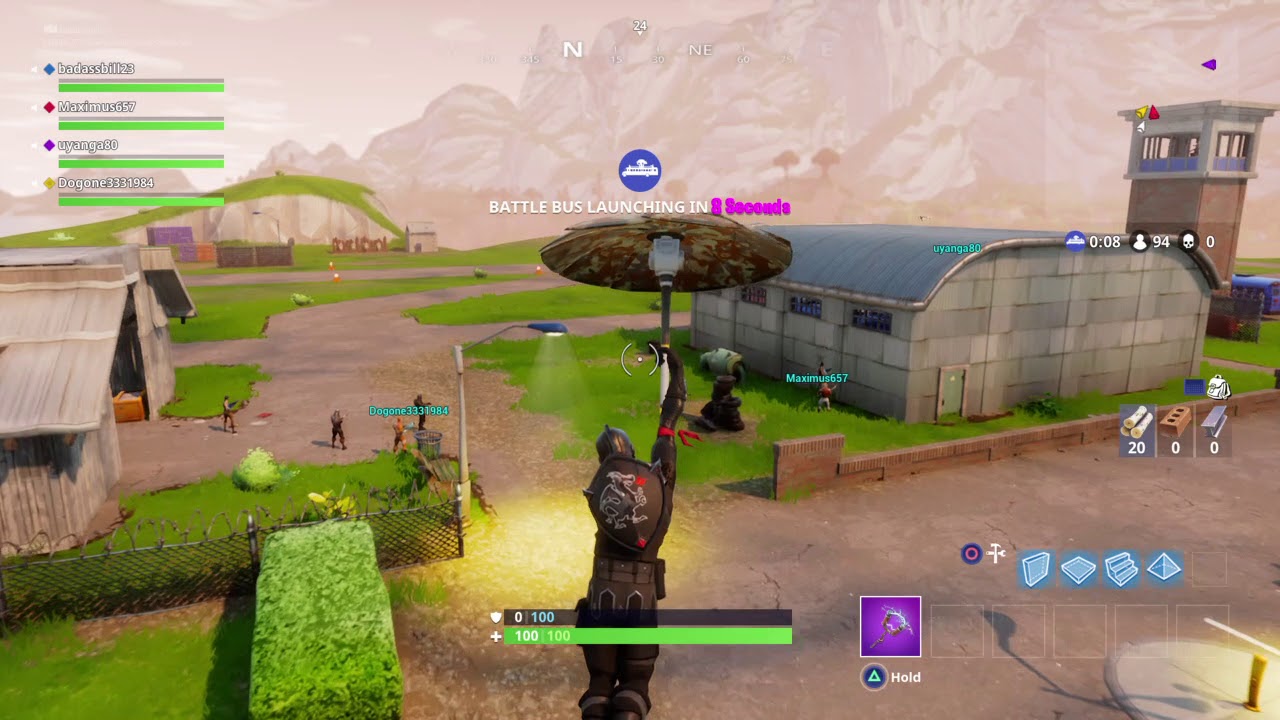 Fortnite jump pad in spawn island - YouTube