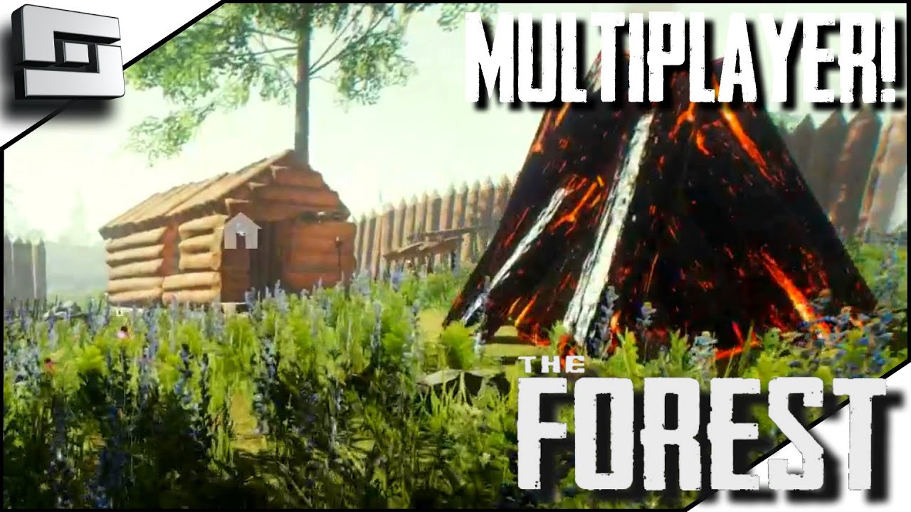 The Forest Multiplayer - BASE WALL BUILDING! E6 ( Gameplay ) - YouTube