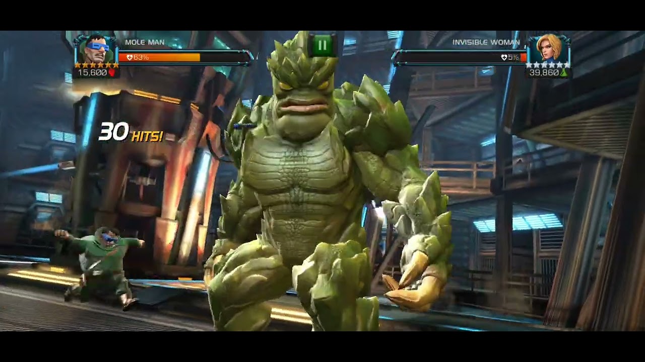 MCOC Map 8 / Section 1 /Path 1, combat dejavu unblockable - YouTube