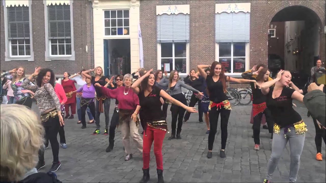 Flashmob grote markt Breda - Dance Academy Badra Falak - YouTube