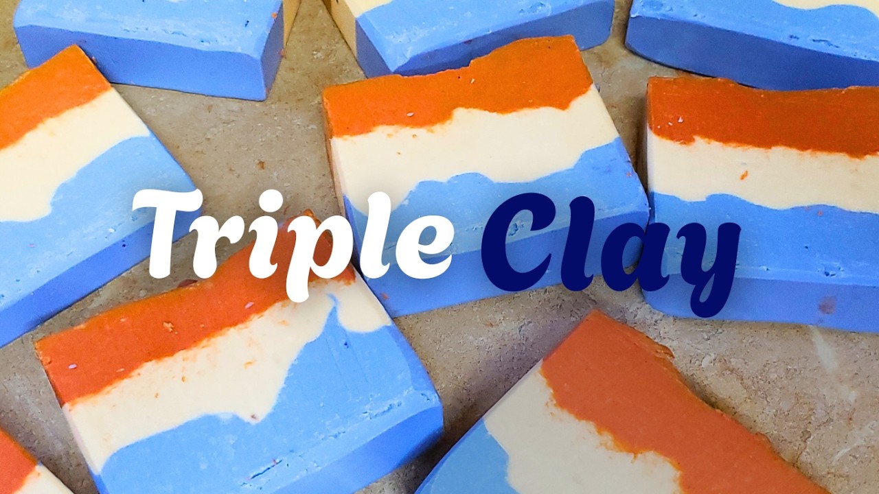 Cold Process Soap Making w/ 3 types of Kaolin Clays. NATURAL COLORANTS ...