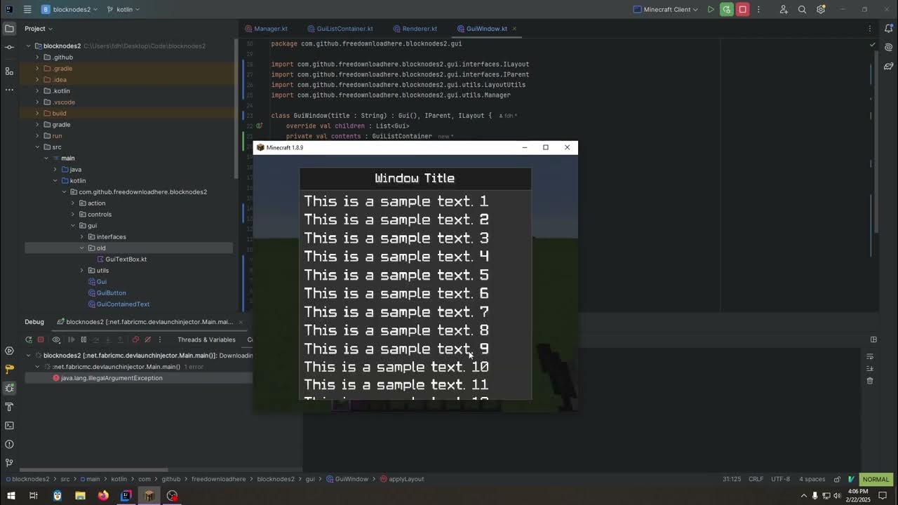 resizing and scaling tests | making my own gui 3 - YouTube