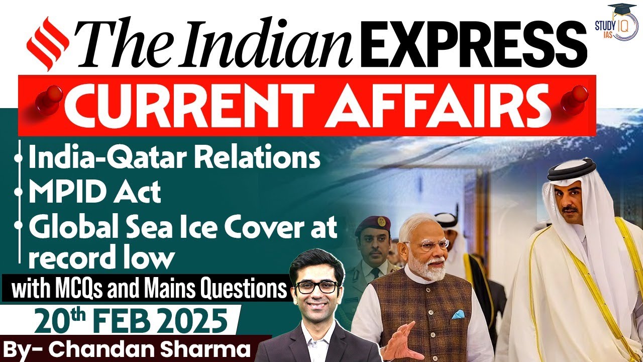 Indian Express Analysis | 20th February 2025 | The Indian Express ...