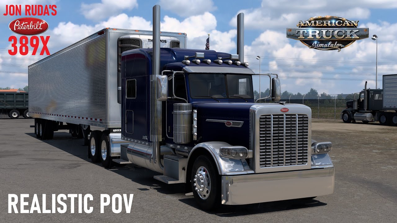 ATS 1.50 | 2023 PETERBILT 389X | REALISTIC DRIVE POV - YouTube