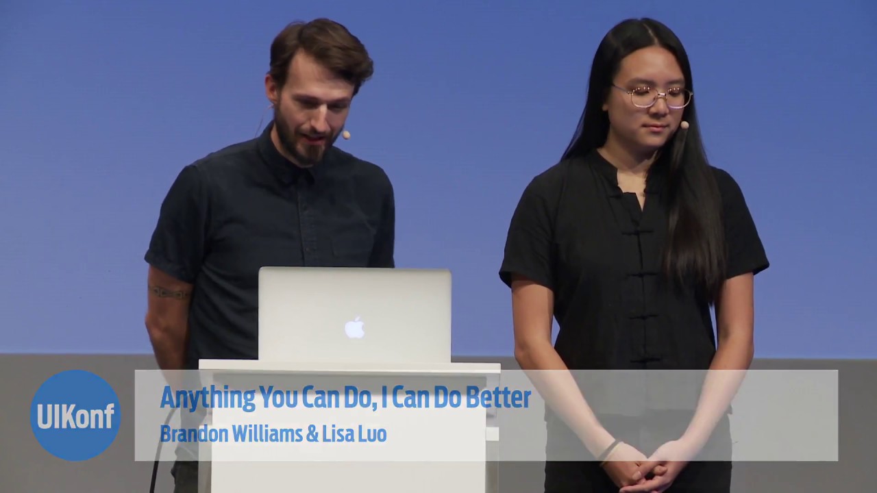UIKonf 2017 – Day 2 – Brandon Williams & Lisa Luo – Anything you can do ...
