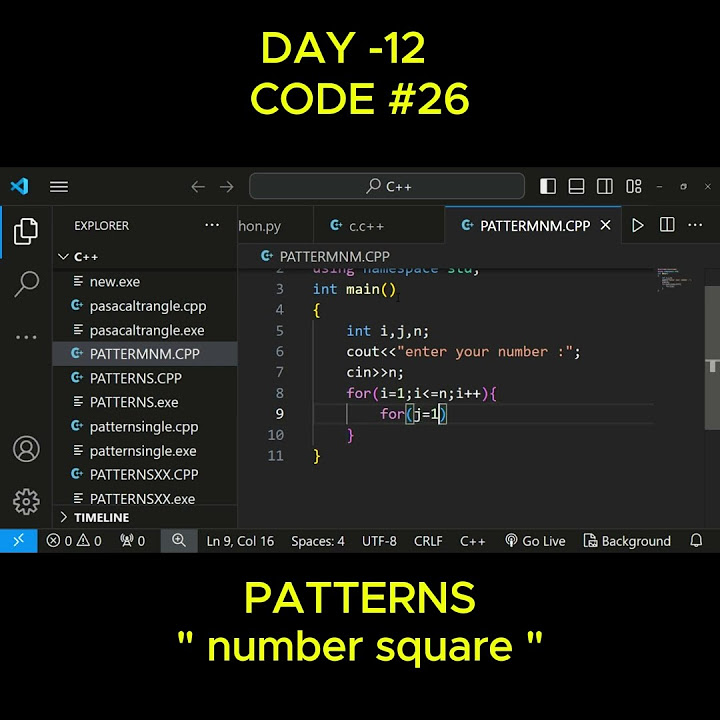 I AM LEARNING C++ PROGRAMMING LANAGUAGE THIS IS MY DAY#12 AND CODE#26 #C++ #CODER #SHORTS # ...