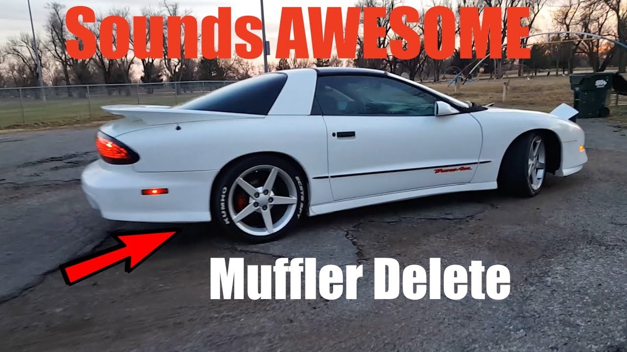 How Does LT1 Firebird/Trans Am Sound With Muffler Delete? *Muffler ...