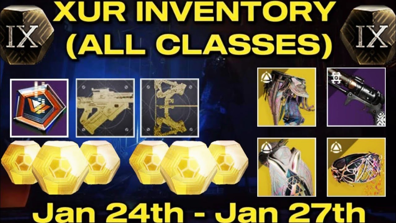 Destiny 2: Xur is Selling C+ Gear This Weekend... | Xur Full Inventory ...