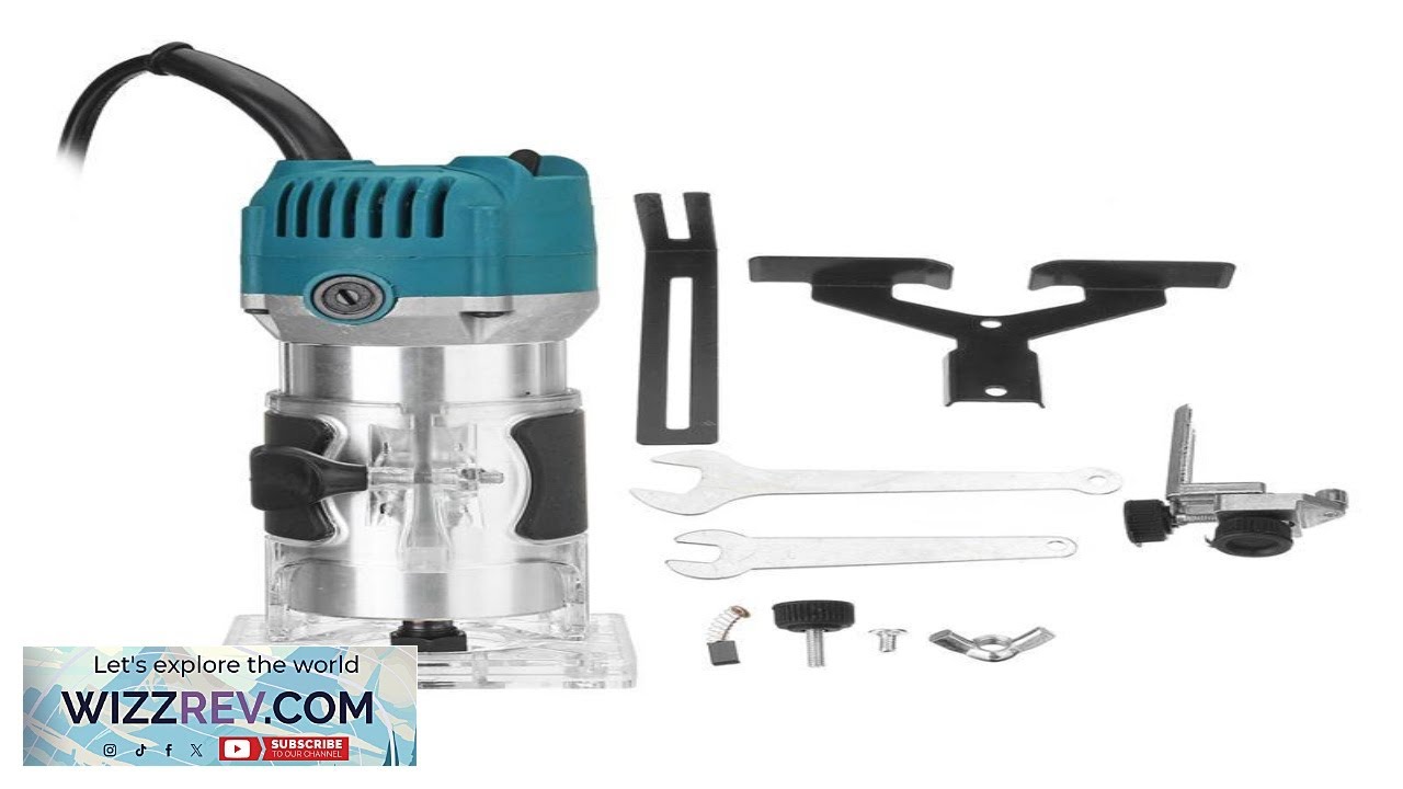 220V 3000W Electric Hand Trimmer Woodworking Palm Router Laminate ...