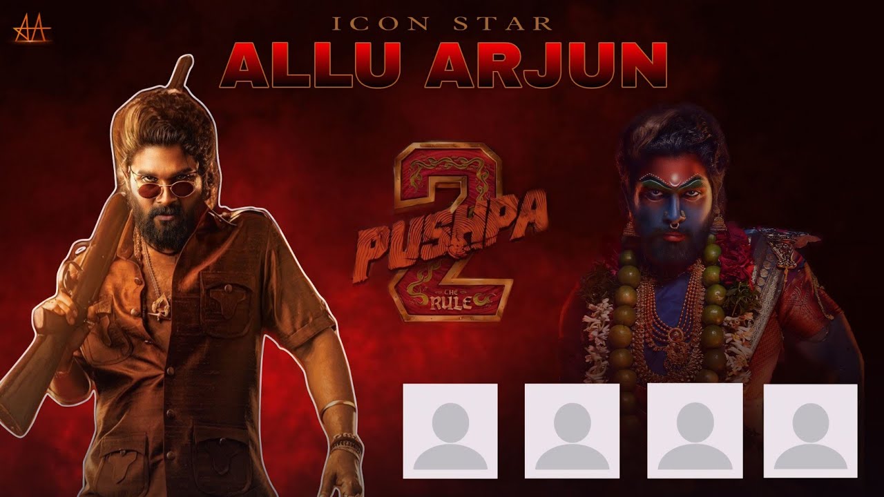 Pushpa 2 Banner Editing In PicsArt | Pushpa 2 Movie Poster Editing ...