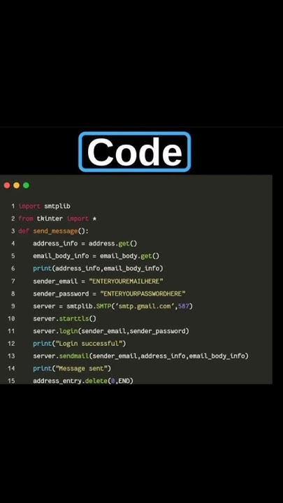 Create Your Own Email App Using Python - YouTube