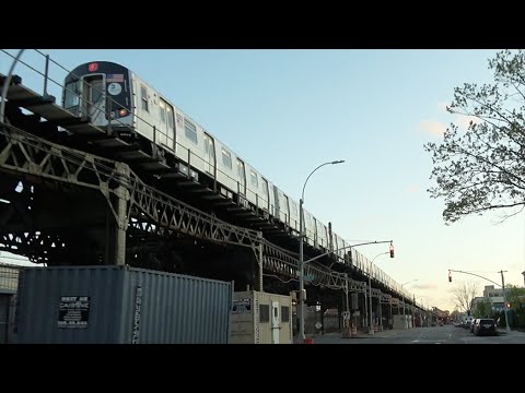 NYC Subway - Driving Under the Elevated F Line - Coney Island to ...