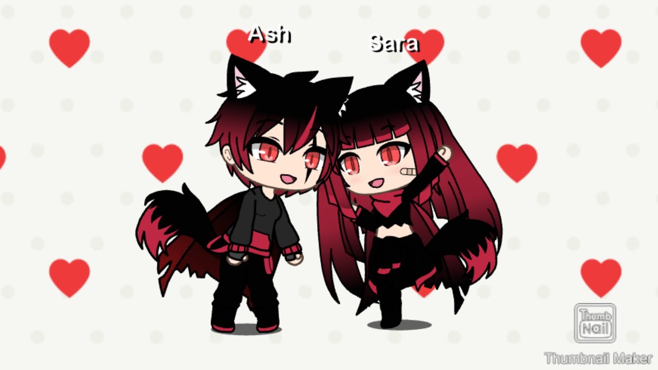 How Ash and Sara Fell in LOVE |Gacha Life| - YouTube