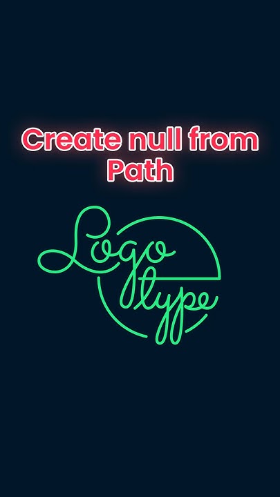 Animating with Create Nulls from Paths in After effects!! - YouTube