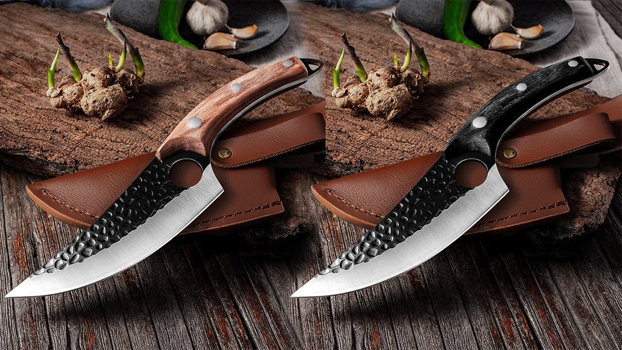 Handmade Stainless Steel Butcher Knife Kitchen Boning Knife Meat ...