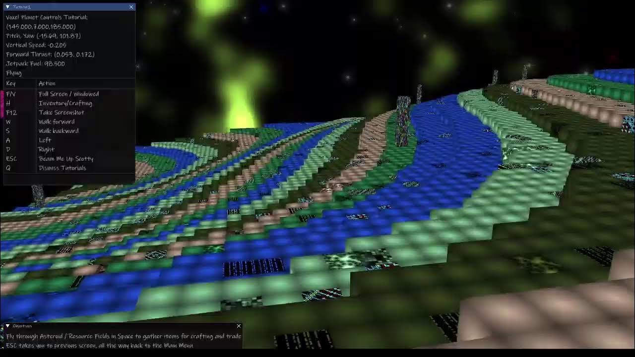 Space Trader 2D Game with 3D Voxels featuring Shader Graphics - Prototype Demo - YouTube