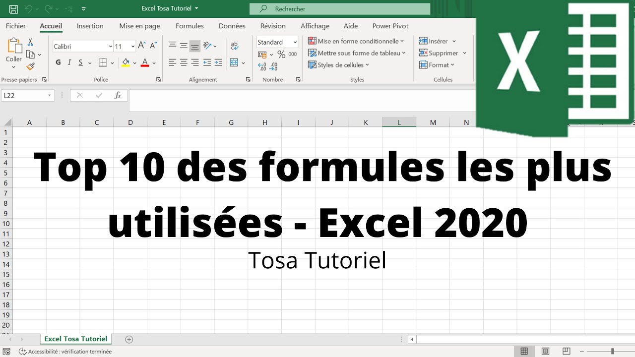 Quelles sont les 10 formules les plus utilisées avec Excel 2020 - Excel ...
