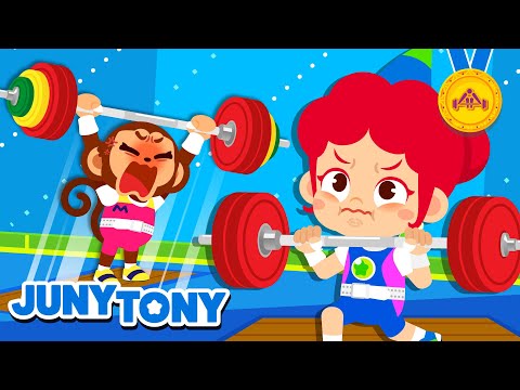 Aventura en el Gimnasio con Juny y Tony | Descubre el Levantamiento de Pesas